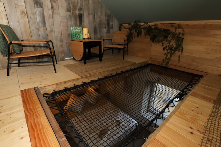 L'hôtel Enfoncé - Chambre L'esprit Cabane - Plombières-les-Bains
