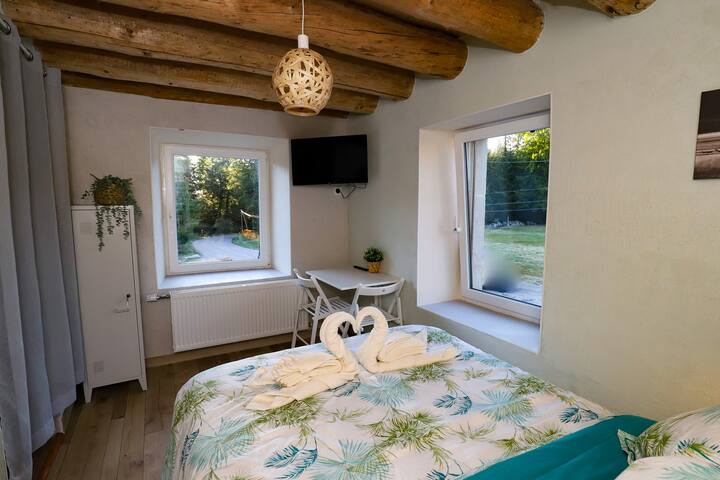 L'hôtel Enfoncé - Chambre Doux Refuge - Plombières-les-Bains