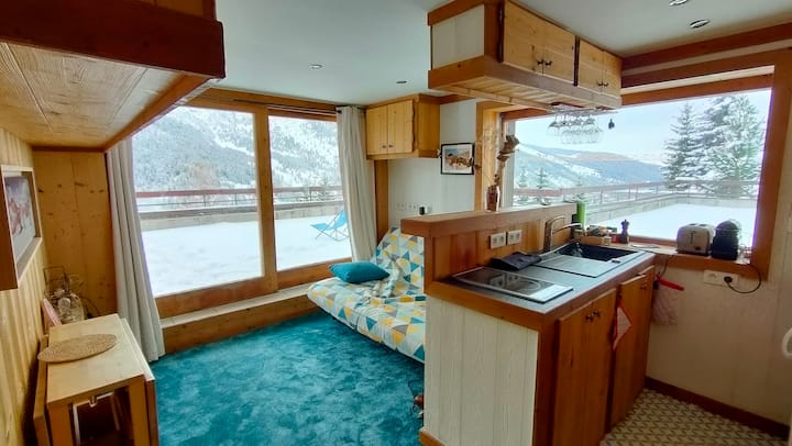 Morel Skis Aux Pieds 3p - Avec Grande Terrasse - Courchevel 1850