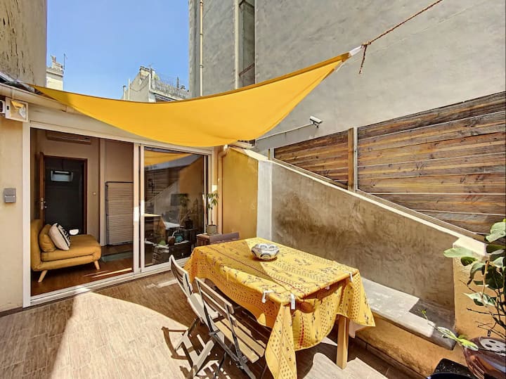 Superbe Maison De Ville Avec Terrasse : 124oli - Marsella