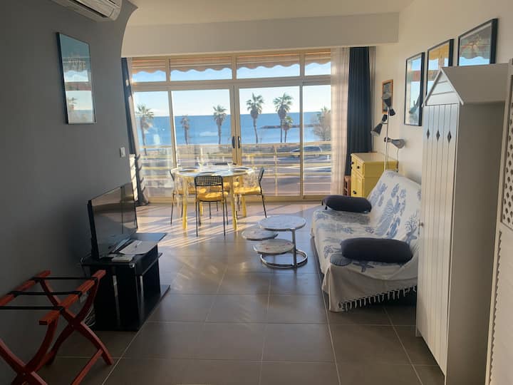 St Aygulf Studio Face Mer, Parking, Climatisation - Plage de Saint-Aygulf