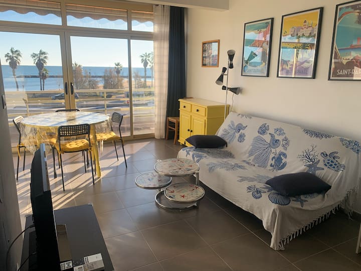St Aygulf Studio Face Mer, Parking, Climatisation - Fréjus