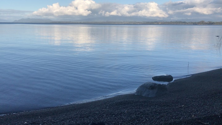 Maison Au Bord  Lac Avec Plage Kayak Volcans Peche - Puerto Varas