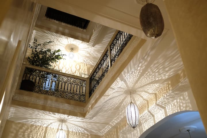Private Riad cheerful & peaceful quite & spacious - Riads for Rent in ...
