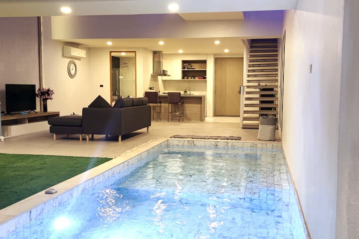 Indoor Pool 2 Bed Walk To Beach - Ko Samui