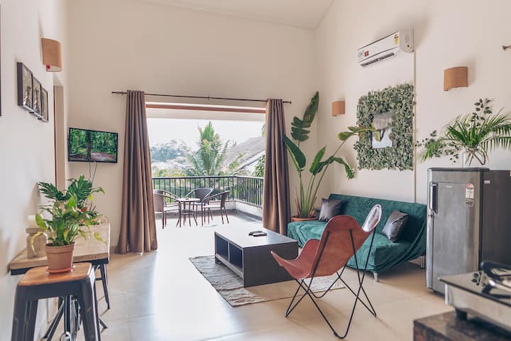 2bhk With Terrace Verde Door - Goa