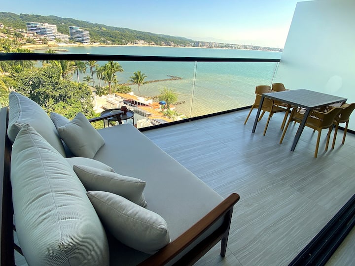 Nice Apartment Beach Front, Nice View Balconies - Bucerías