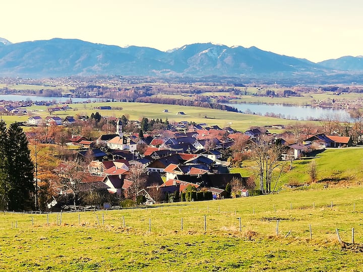 Panoramablick - Riegsee