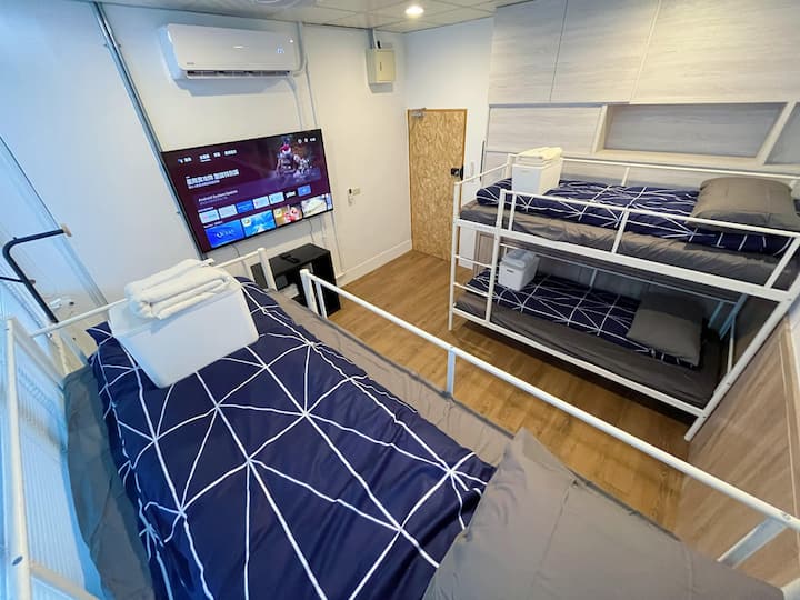 溫叨 青旅(3f)4人上下舖雅房301b(4人專用/房內獨立空調/青年旅舍) - 埔鹽鄉