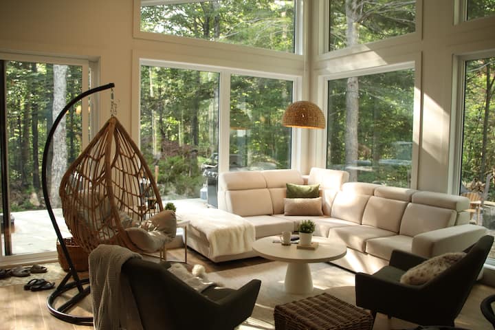 Chalet Terre En  Forêt Tout Près De Tremblant - Mont-Tremblant