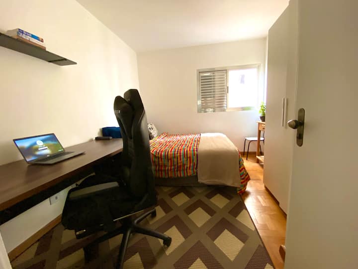 Monthly-cozy Room In Shared Apartment! Eng Esp - São Paulo