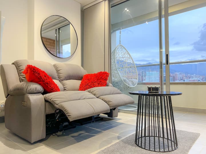 City View Luxury Poblado, Cowork, Gym & Pool - Medellín