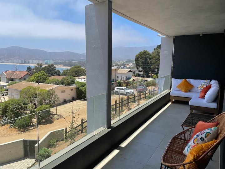 Vista Al Mar Y Gran Terraza - 2d - 2b - Dpto Nuevo - Zapallar