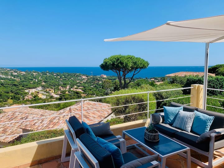 Belle Villa Piscine Avec Vue Mer Exceptionnelle - Roquebrune-sur-Argens