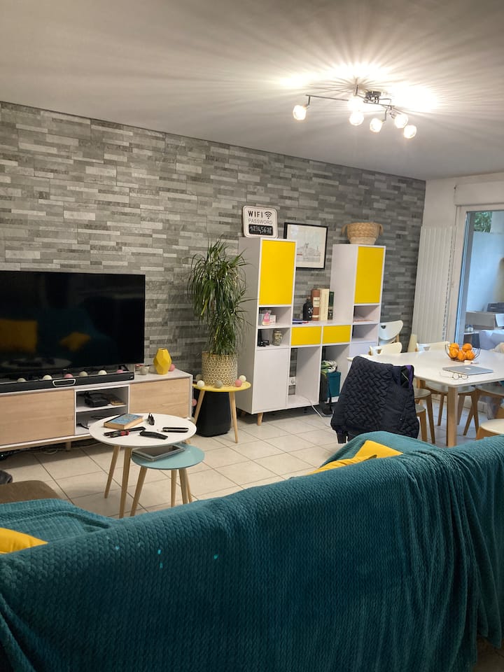 Appartement Proche Du Stade Et Lyon - Aeropuerto Lyon Saint Exupery (LYS)