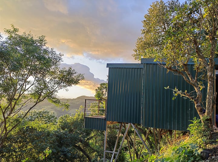 Vistas Al Golfo: Cabaña Romántica En Finca De Café - Costa Rica