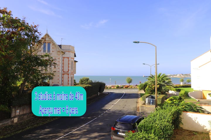Studio Vue Mer Exceptionnelle Grande Conche Balcon - Royan