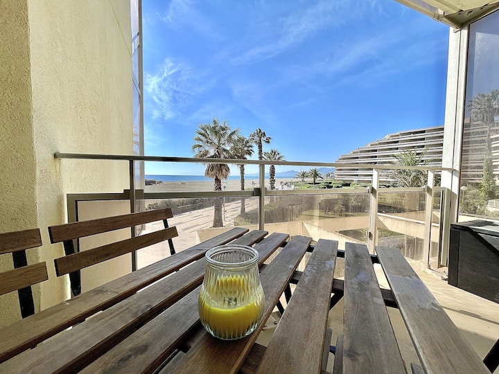 15. Le Palm Beach: Appart Vue Mer, Wifi! - Sainte-Marie-la-Mer