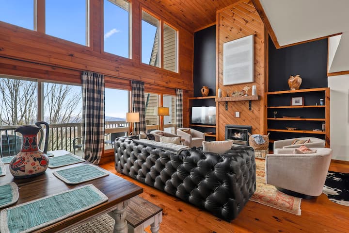 Beautiful Views, Cozy Beech Mountain Ski Home! - Beech Mountain, NC