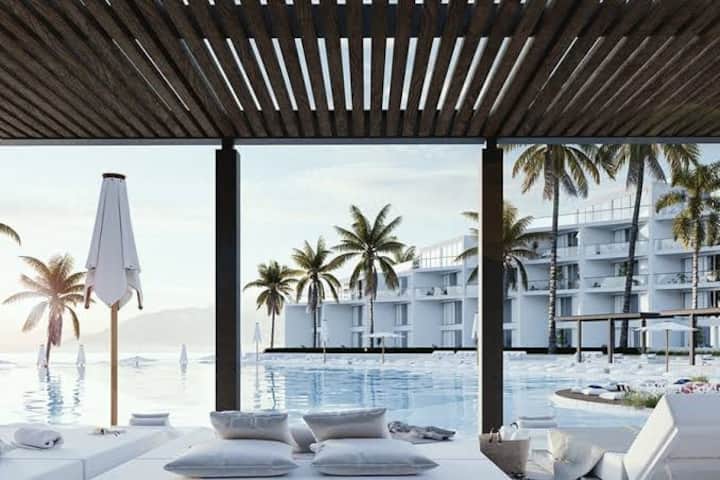 Estudio En La Playa Aria Ocean Pareja O Familia 4p - Nuevo Vallarta