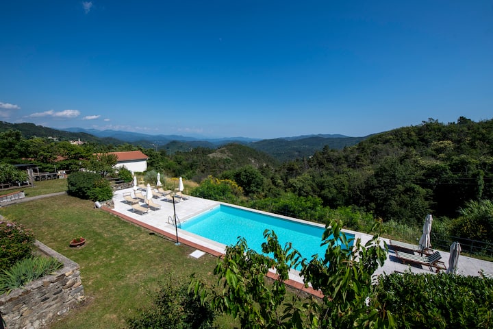 Betulla Apartment, Garden And Swimming Pool - Moneglia