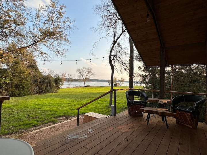Lakefront Glamping Cabin - 3 - Bastrop, TX