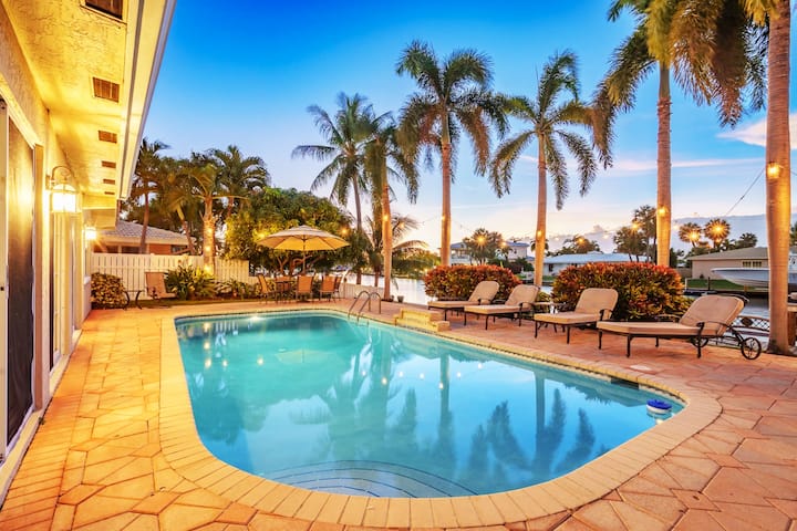 Tropical Waterfront Home: Pool & Boat Rental - Pompano Beach, FL