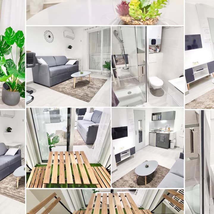 Studio Cosy Neuf Lyon Flachet.        (C) - Villeurbanne