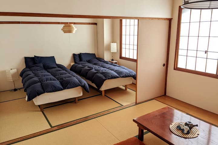 "松"とても便利なロケーション 赤倉温泉街メインストリートの貸切温泉宿 徒歩圏内スキーあり - Myoko