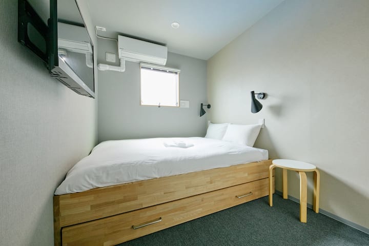 【スーペリアダブルルーム】デスク&Wi-fi&洗濯機/ビジネスマンの出張にも人気_bh - Fukuoka, Japan