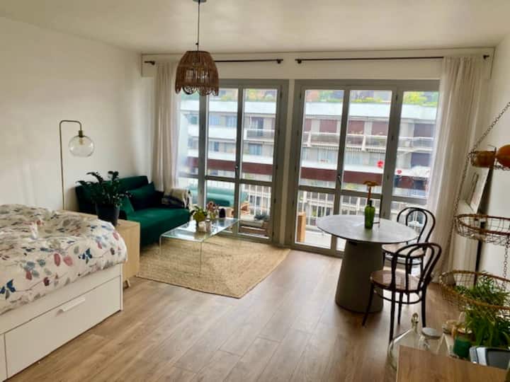 Studio Cosy Et Lumineux Avec Parking - Paris