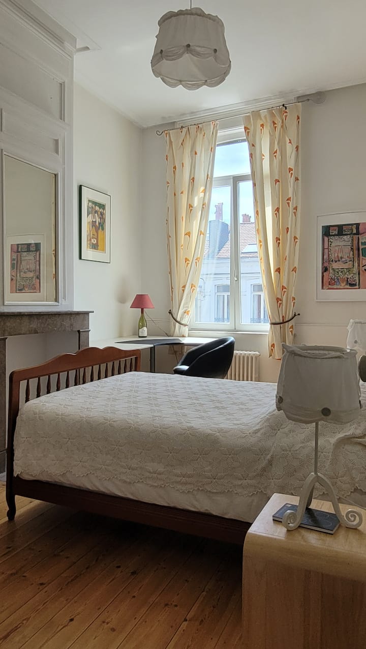 Chambre 1 Dans Maison De Famille  Quartier Vauban - Lille
