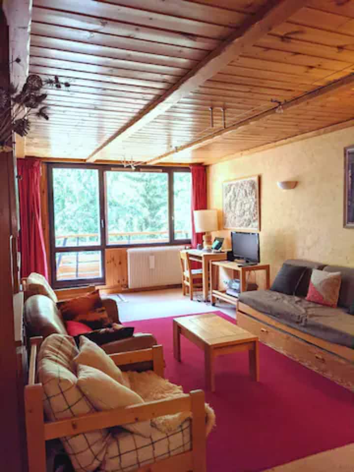 3 Pièces 65m², Départ Arrivée à Ski, Garage Balcon - Val-d'Isère