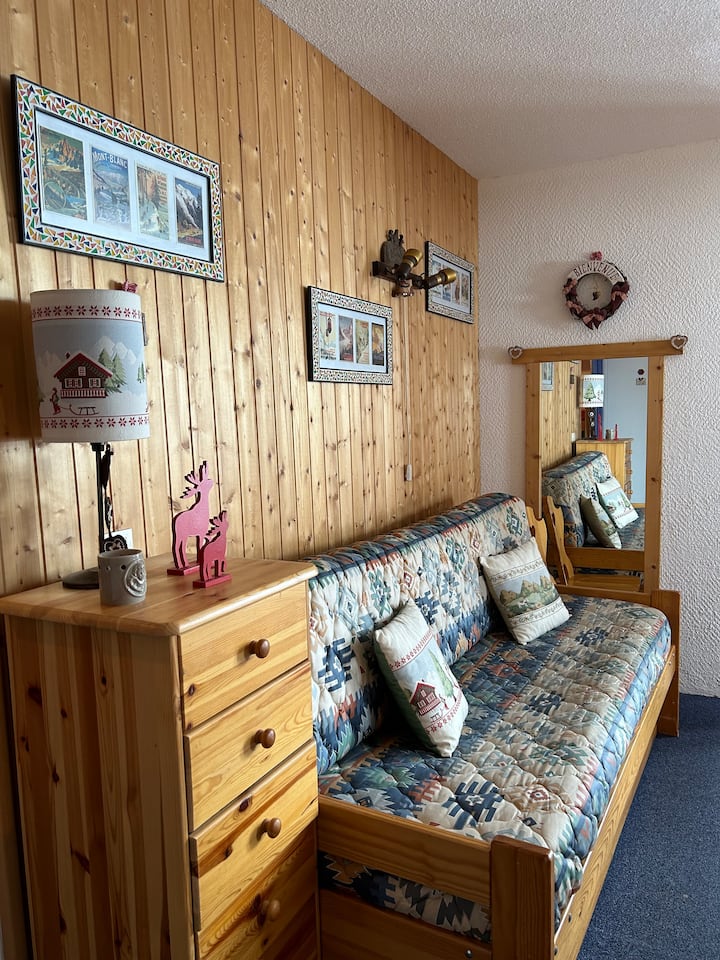 Appartement Arcs 2000, 4 Personnes, Balcon Sud - La Rosière