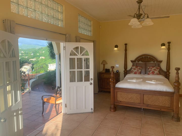 Magnificent Views Of Grand Anse (Primary Bedroom). - Granada