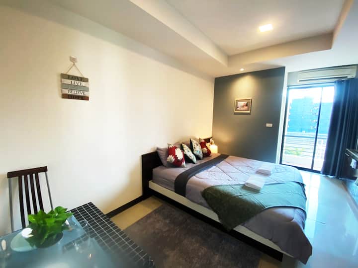 R206| Quiet Central Stay | Mrt |Bigc & Nightmarket - Bangkok
