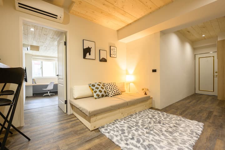 5mins To Mrt Xinyi Anhe Studio With Lift Near Dome - Taipei