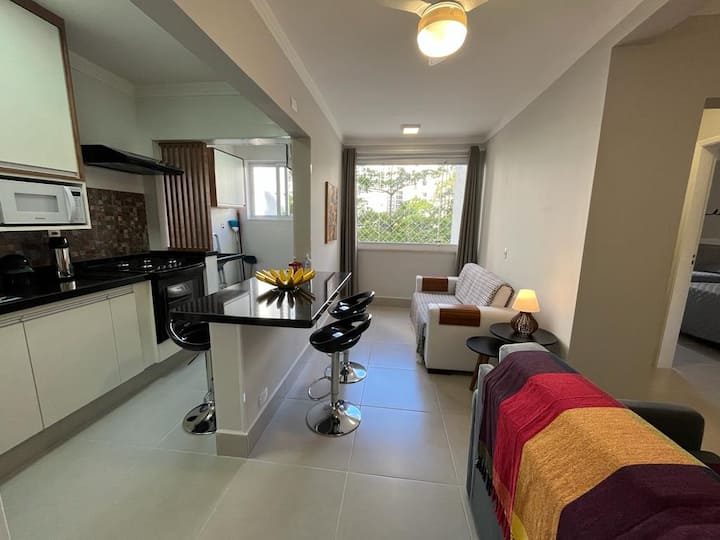 Apto Incrível & Moderno 100mt Da Praia C/ Ar +Vaga - Guarujá