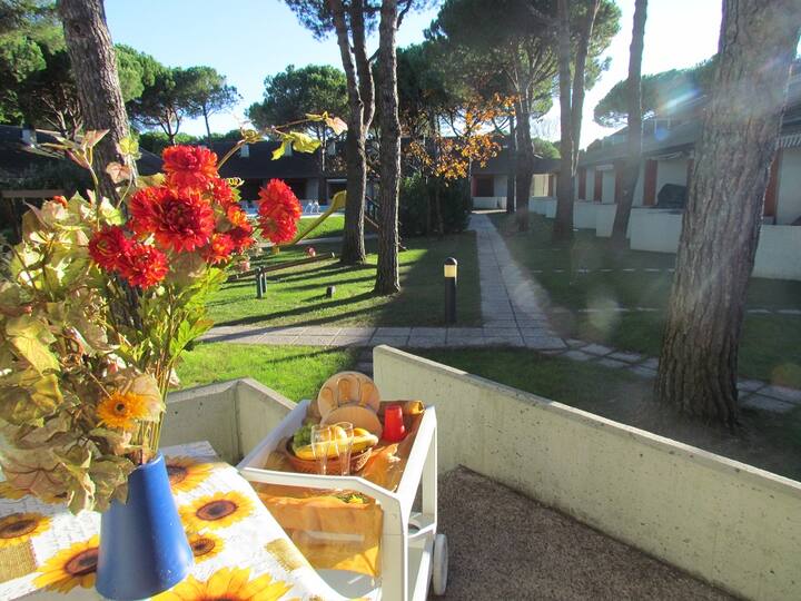 Quadrifoglio: Trilocale In Villaggio Con Piscina - Bibione