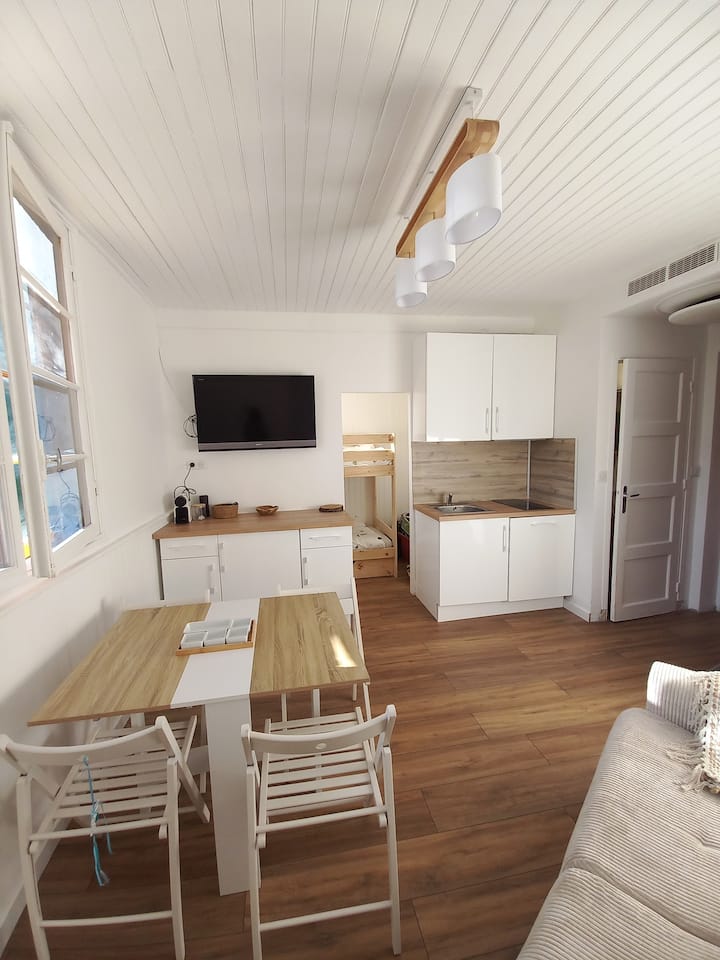 Studio 4 Couchages En Plein Centre D'auron - Saint-Étienne-de-Tinée