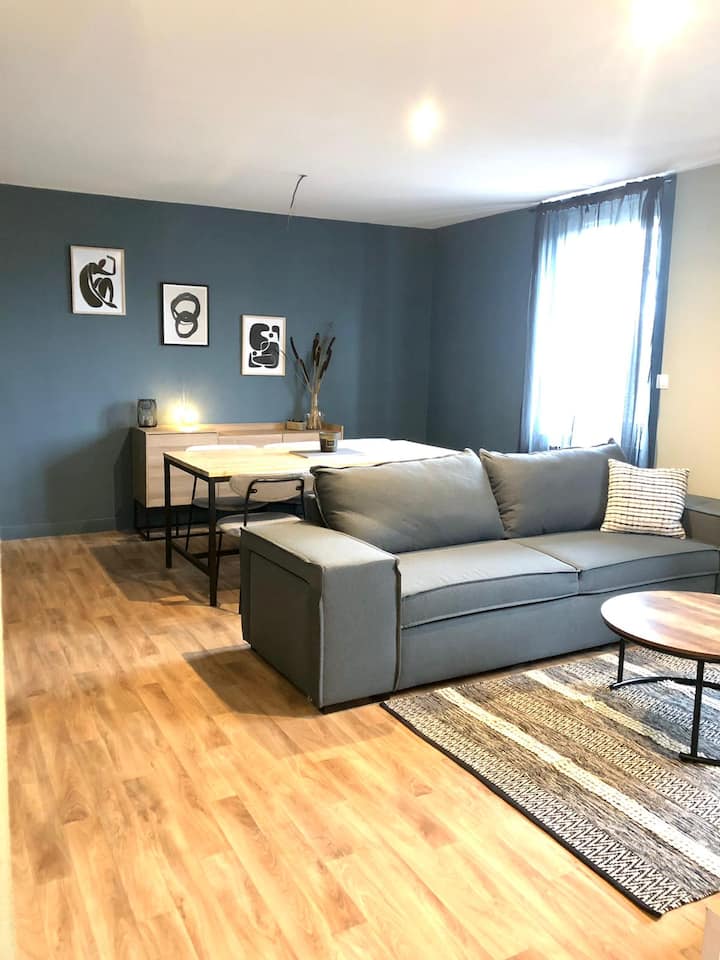 Appartement T3 Spacieux & Design 65m2 Proche Gare - 리모주