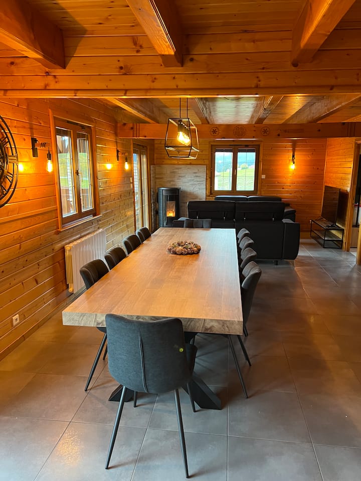 Chalet Familial Vosges 6 Chambres, Vue Panoramique - Vosges