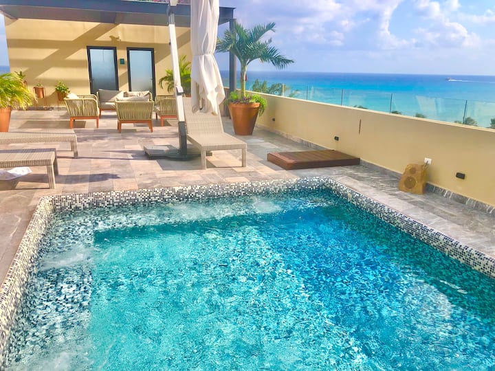 Amazing Oceanview Luxury 2 Bdr Apt. Beach Nearby - Playa del Carmen