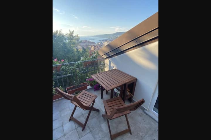 Little House Hanging Over The Bay - Trieste