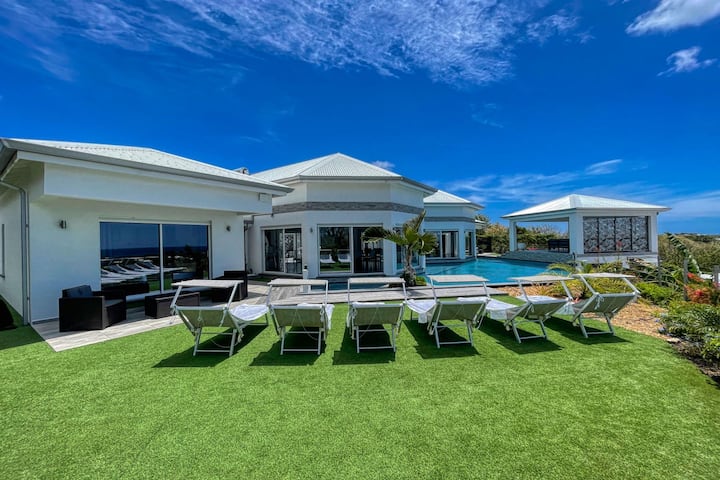 Villa Orchidée Vue Mer Piscine &Spa - V. Ciel&mer - Saint-François