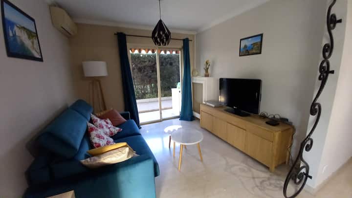 Appt Proche Thalazur - Antibes - Rez De Jardin - Saint-Laurent-du-Var