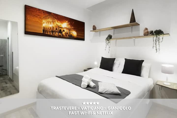 Douce Maison Moderne à Trastevere - Wifi & Netflix - Roma