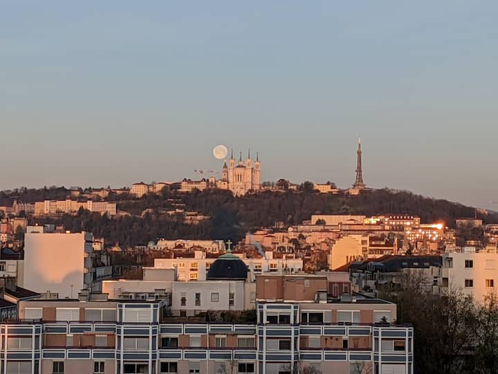 Appt Familial Vue Exceptionnelle - Lyon