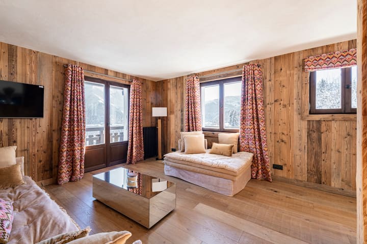 Le Bettex Appart S/piste Vue Mont Blanc 3 Chambres - Les Contamines-Montjoie