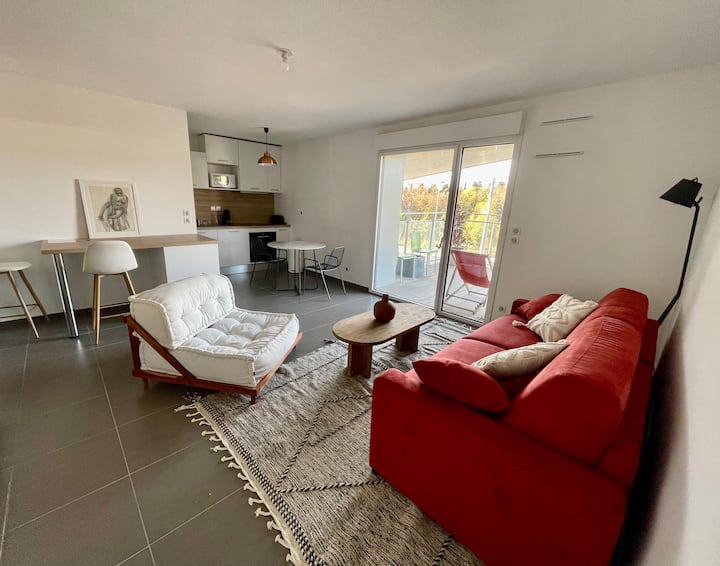 P2 - Cosy, Terrasse, Parking, Clim - Castelnau-le-Lez